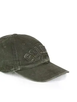 GOLDEN GOOSE Logo-patch Distressed Baseball Cap