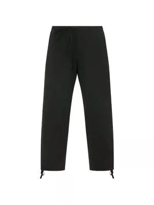 6397 Drawstring-ankle Wool-twill Trousers - Black