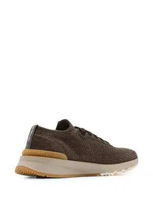 Brunello Cucinelli Lace-up Knit Sneakers