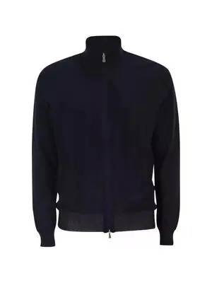 VIADESTE Zip-up Knit Sweatshirt