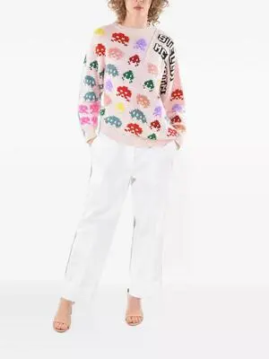 Stella McCartney Embroidered Asymmetric Sweater