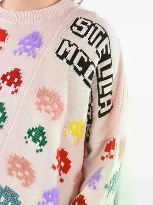 Stella McCartney Embroidered Asymmetric Sweater