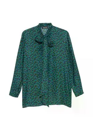 GIANLUCA CAPANNOLO Katherine Polka Dot Blouse - Green