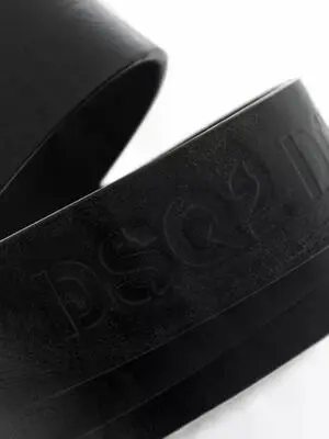 Dsquared2 Logo-debossed Leather Belt