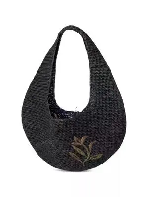 GABRIELE FRANTZEN Floral-embroidered Shoulder Bag