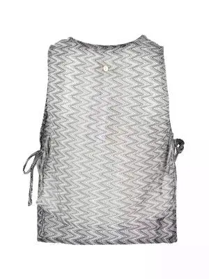PALMACEA Zuria Zigzag-knit Top