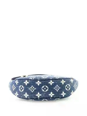 LOUIS VUITTON Loop Handbag Monogram Jacquard Denim Hobo Bag