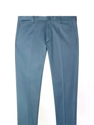 Paul Smith Slim-fit Stretch-cotton Chino Pants - Blue