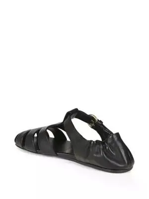 Miu Miu Logo-lettering Caged Sandals