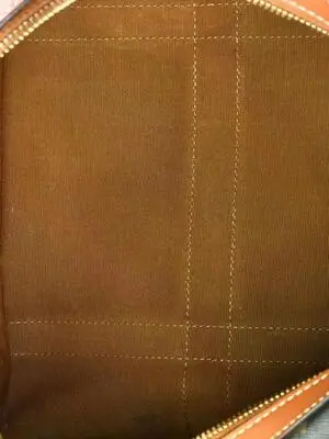 Celine Boston Bag Triomphe Coated Canvas Large Handbag