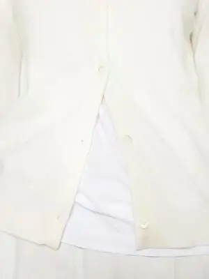 Eric Bompard Cashmere Crew-neck Cardigan - Neutrals