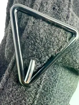 Bottega Veneta Herringbone Wool Cargo Pants - Black