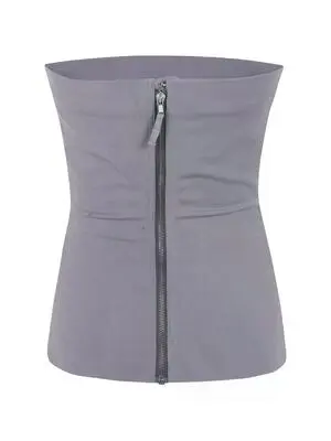 Rick Owens Bustier Strapless Panelled Top - Grey