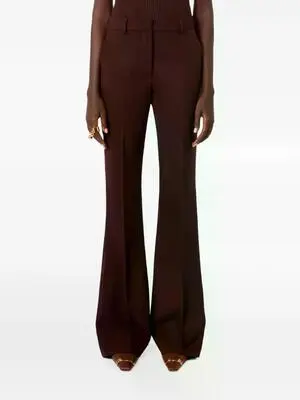 Sportmax Pressed Crease Flared Trousers