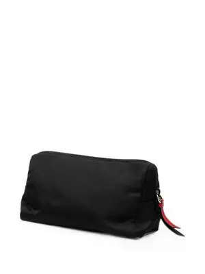 Prada Tessuto Robot Applique Wristlet Pouch