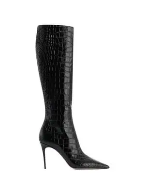 Paris Texas Vera 85 Croco Print High Boots