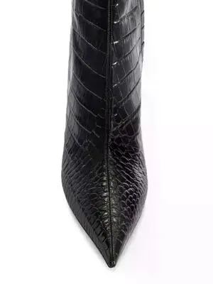 Paris Texas Vera 85 Croco Print High Boots