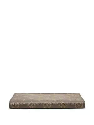 LOUIS VUITTON 2001 Monogram Porte Monnaie Zippy Wallet Long Wallets - Brown
