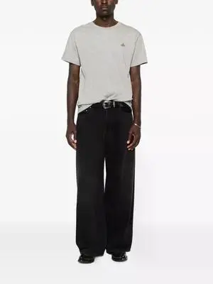 VIVIENNE WESTWOOD Orb-embroidered T-shirt