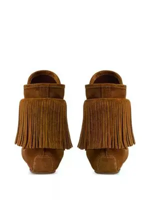 Paris Texas Indiana Fringed Ankle Boots