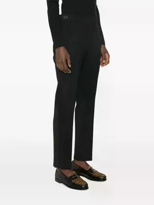 Max Mara Stretch Wool Canvas Tailored Trousers