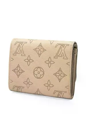 LOUIS VUITTON 2010-2026 Monogram Mahina Iris Compact Wallet Small Wallets