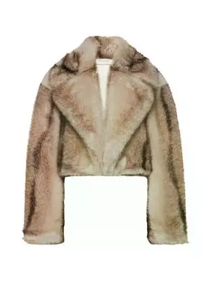 Sportmax Cropped Jacket - Brown