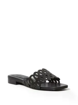 Simkhai Mccall Laser-cut Flat Sandals