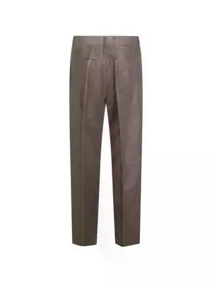 Rick Owens Pressed Crease Straight-leg Trousers