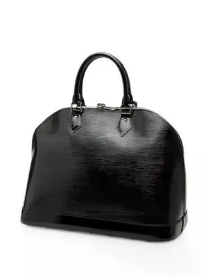 LOUIS VUITTON 2009 Electric Epi Alma Gm Handbag - Black