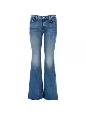 MOTHER The Jinx Faded-effect Flared Jeans - Blue