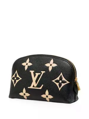 LOUIS VUITTON 2010-2026 Bicolor Monogram Empreinte Cosmetic Pm Pouch
