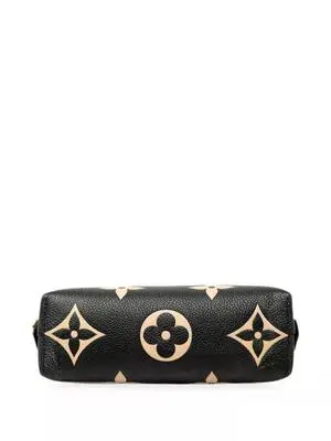 LOUIS VUITTON 2010-2026 Bicolor Monogram Empreinte Cosmetic Pm Pouch