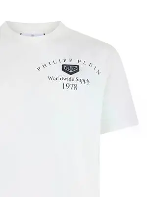 Philipp Plein Logo-patch Jersey T-shirt