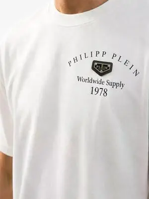 Philipp Plein Logo-patch Jersey T-shirt