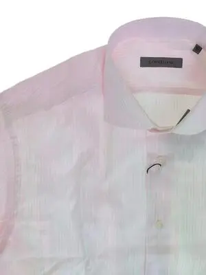 Corneliani Striped French-collar Shirt