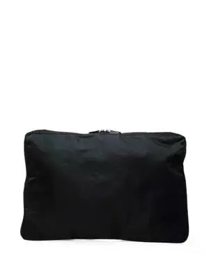 Prada 2000-2013 Tessuto Zip Top Portfolio Pouch