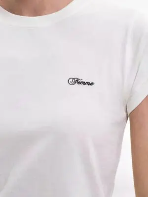 Vetements Embroidered Crewneck T-shirt