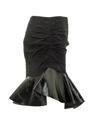 IRO PARIS Faadela Ruched Ruffled Mini Skirt