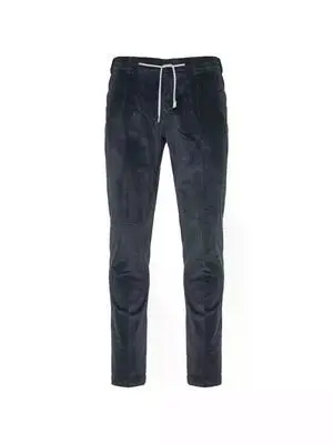 Eleventy Corduroy Drawstring Trousers - Blue