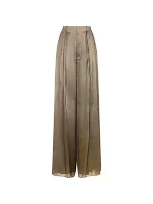 Ralph Lauren Pleated Palazzo Pants - Neutrals