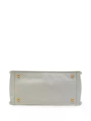 Prada 2000-2013 Saffiano Lux Double Zip Satchel