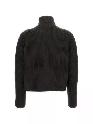 LISA YANG Heavy-knit Zip-up Sweater