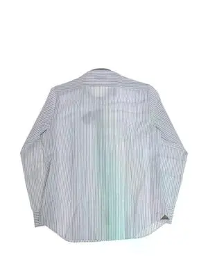 Corneliani Striped French-collar Shirt - White
