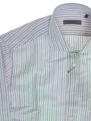 Corneliani Striped French-collar Shirt