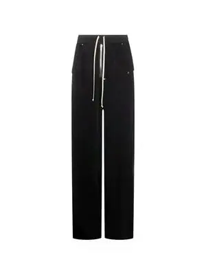 Rick Owens Drawstring Wide-leg Trousers