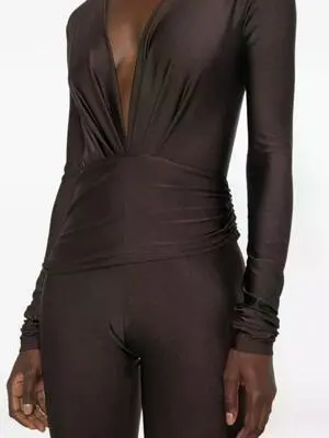 Andamane Zelda V-neck Jumpsuit With Cut-out Back