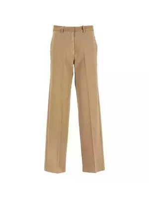 FORTE_FORTE Straight-leg Trousers - Brown