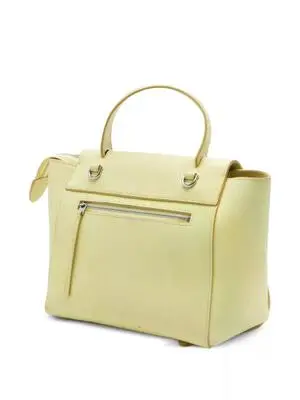 Celine Micro Grained Calfskin Belt Bag Satchel - Yellow