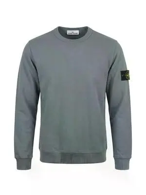 Stone Island Compass Logo-patch Sweater - Blue